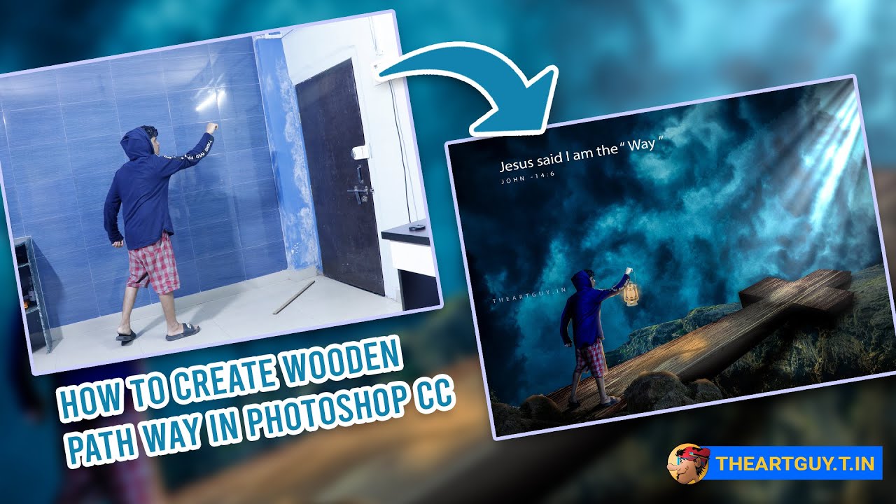 How to create wooden path way in photoshop cc ( MY OWN CONCEPT ) ( John ...