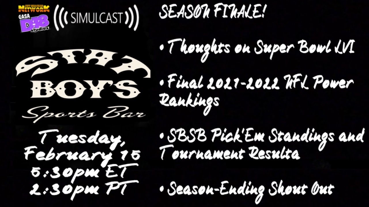 STAT BOY’S SPORTS BAR (2021-22 Season Finale) - YouTube