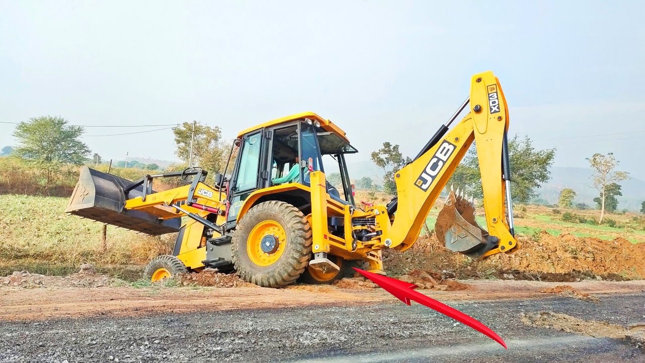 JCB Got Accident - JCB Backhoe Saved When Accidents Happened | Jcb ...
