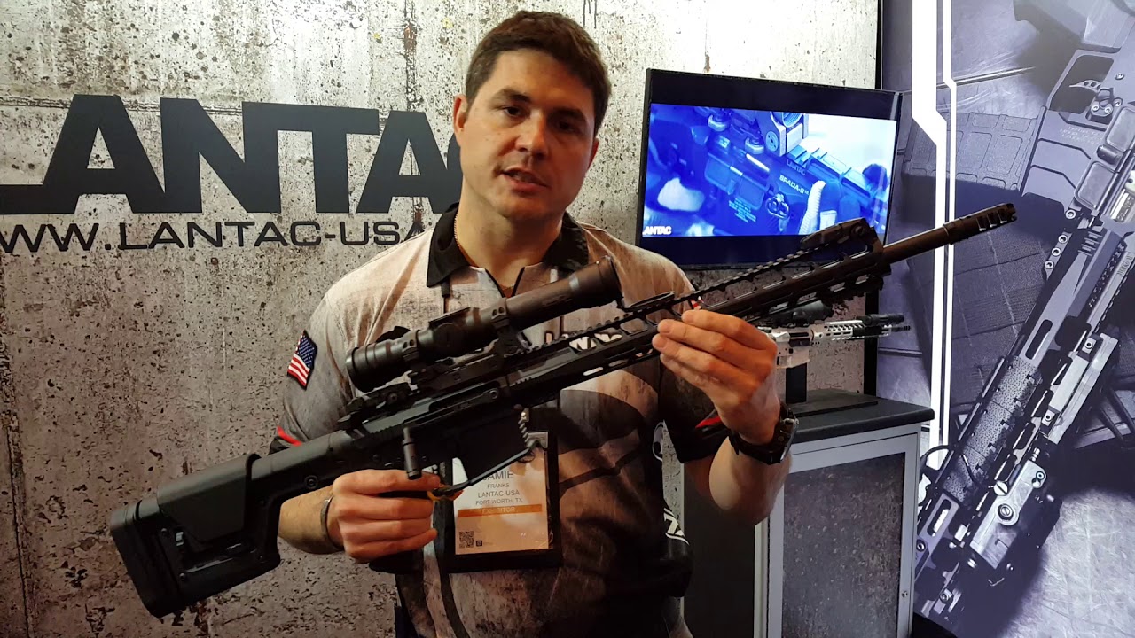 Shot Show 2019 Lantac Raven Gen II Straight Pull AR15 - YouTube