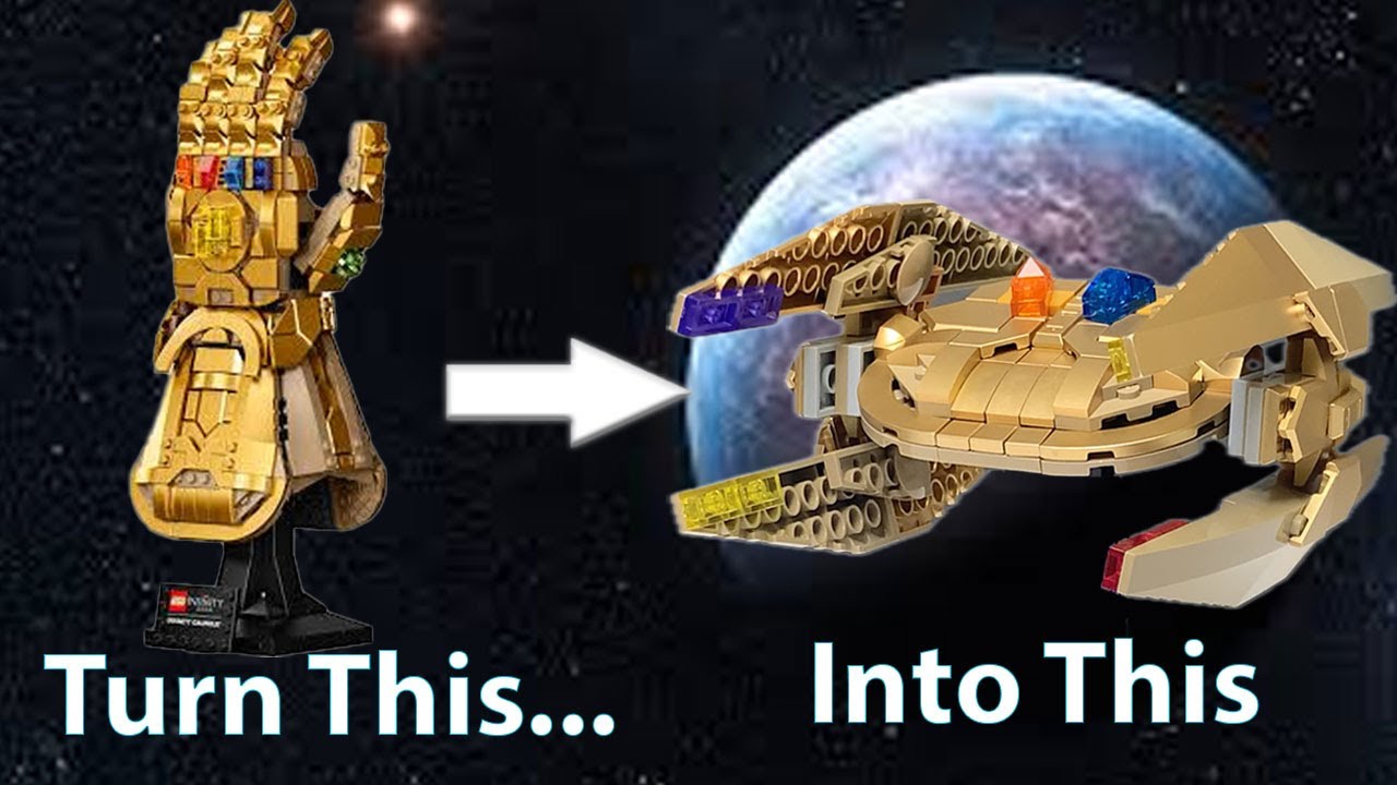 Lego Infinity Gauntlet Alternate Build | Vulture Droid - YouTube