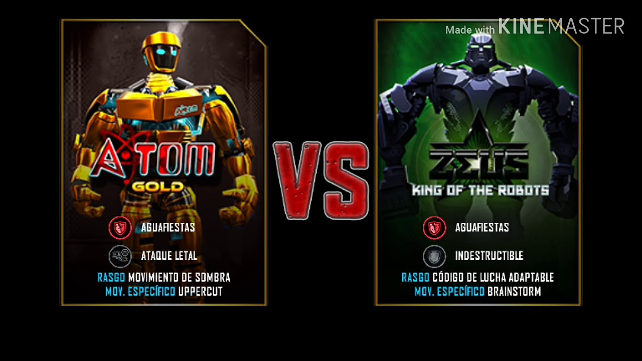 Atom vs Zeus (Real steel world robot boxing) - YouTube