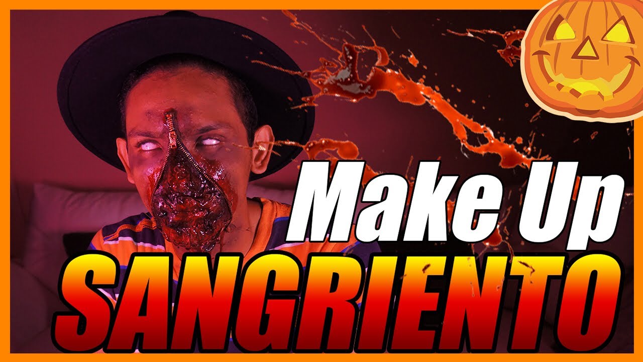 INCREÍBLE MAQUILLAJE SANGRIENTO PARA HALLOWEEN 🎃 | Anthony Herrera ...