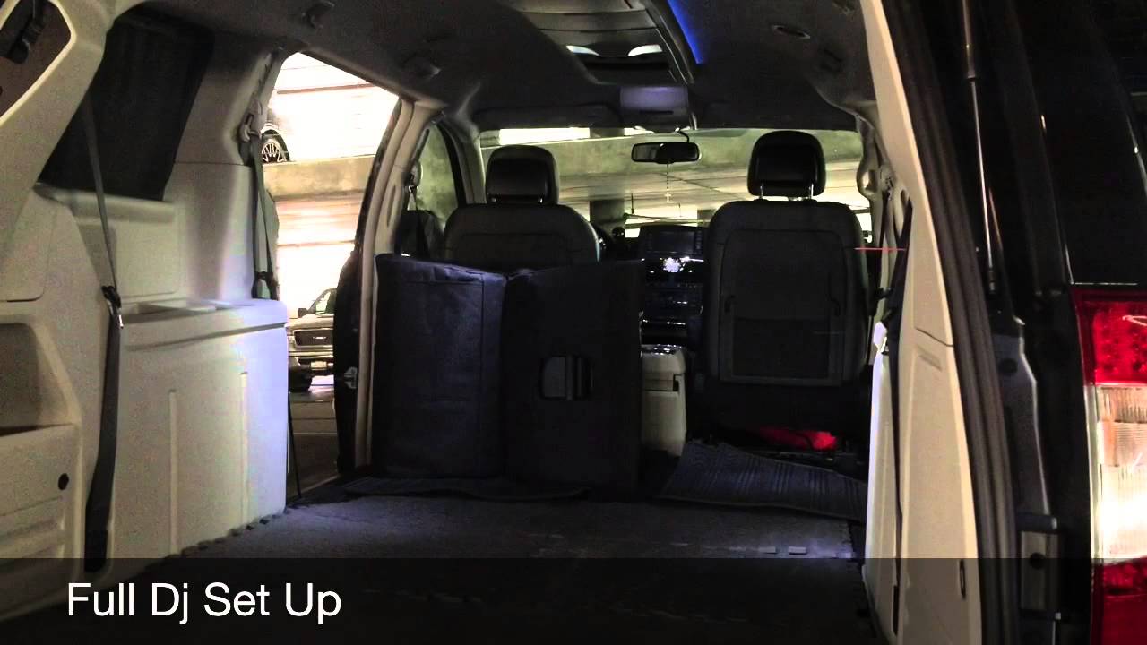 Mobile Dj Service Van (Chrysler Town and Country) - YouTube