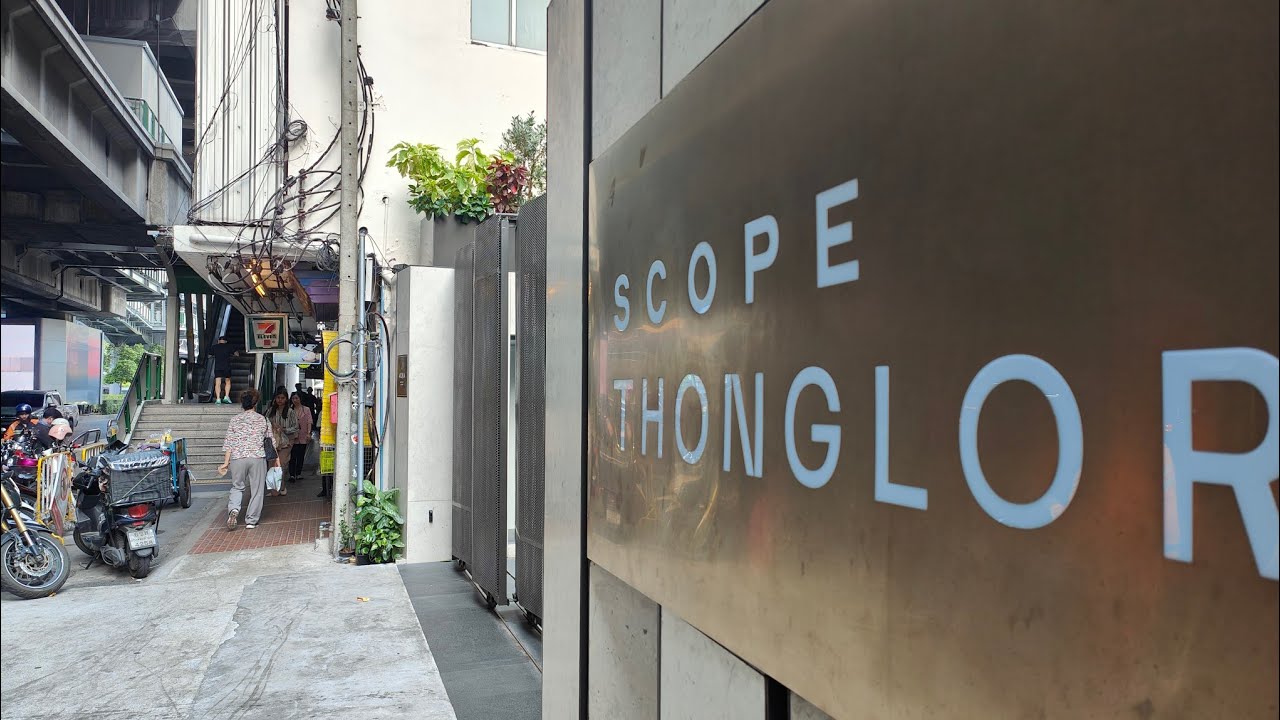 [參觀豪宅] SCOPE THONGLOR 平層Penthouse 400平方米 單位內直線行63步 約220M泰銖 - YouTube