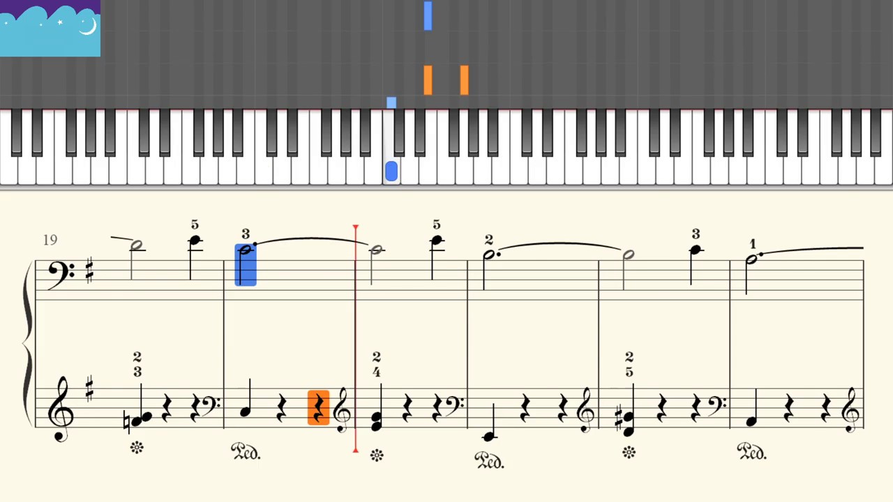 [RainDrop Music] 25水仙 约翰·汤普森简易钢琴教程4 [Piano Tutorial] - YouTube