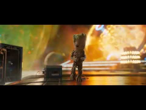 Baby Groot scene in Hindi guardians of the Galaxy (Part 1) - YouTube