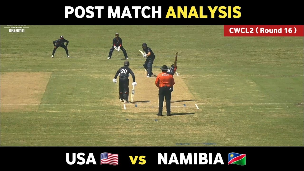 Namibia vs USA | Post Match Analysis | Match 3 | CWCL2 | Daily Cricket ...