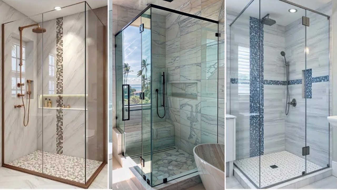 Modern Small Bathroom Shower Design ideas|Walk-in Shower Design For Any ...