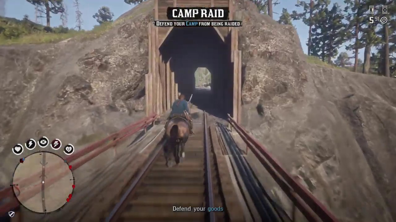 Red Dead Online - Camp Raid - YouTube