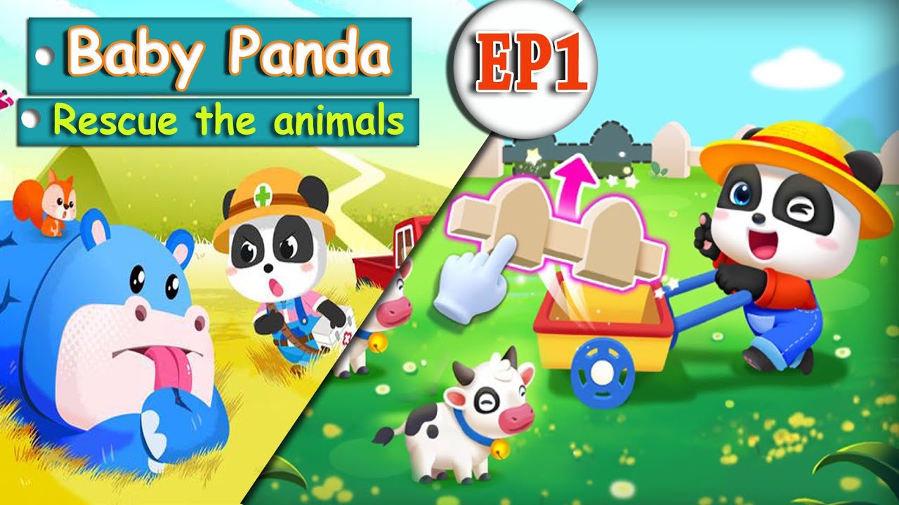 Baby panda Doctor game for kids | rescue animals give them treatment ...