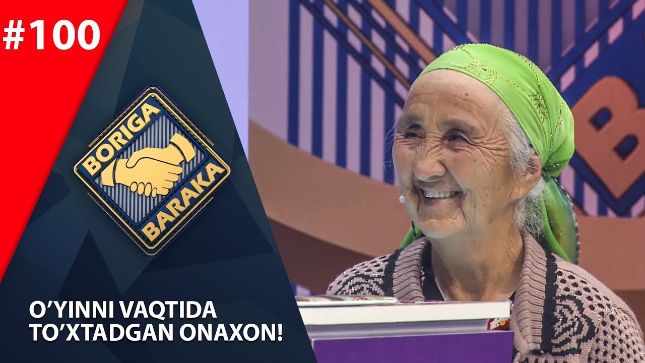 Boriga baraka 100-son O'yinni vaqtida to’xtadgan onaxon! (11.01.2019 ...