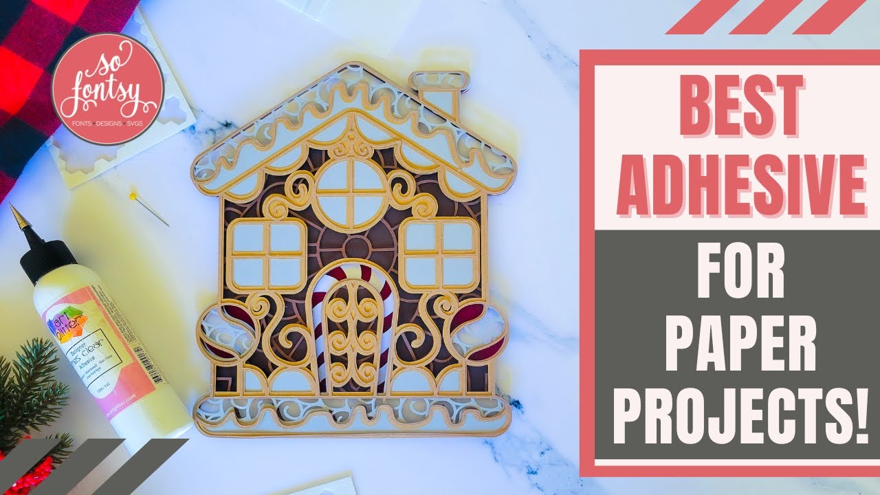 The Best Adhesive for 3D Paper Projects ️ - YouTube