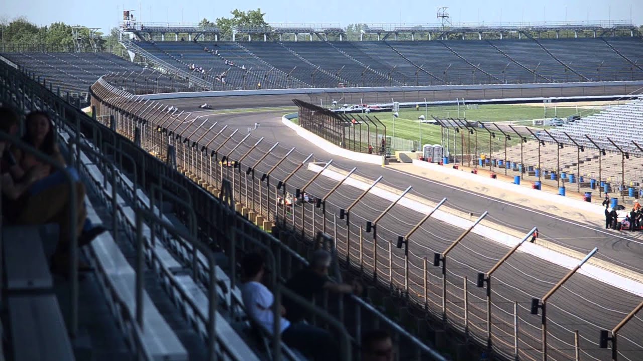 Indianapolis 500 Tuesday Practice (Paddock Penthouse) - Hunter-Reay and ...