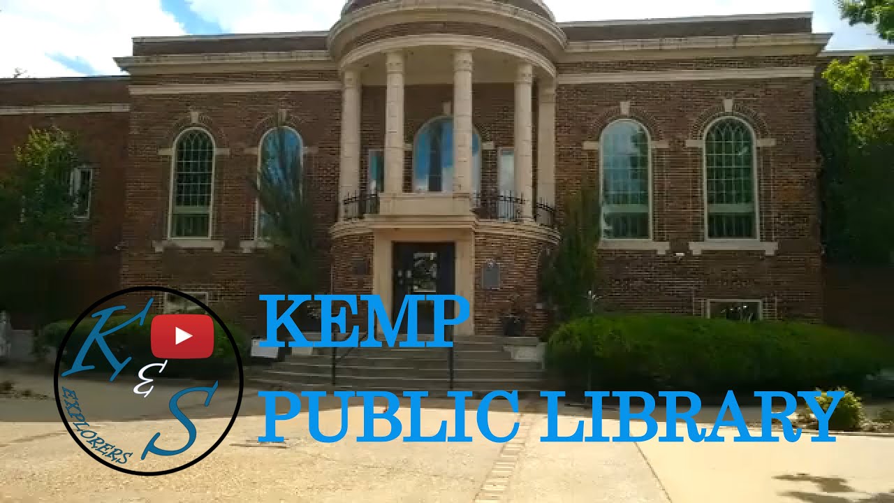 Kemp Public Library 106 YRS OLD - YouTube