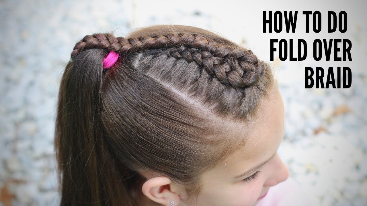How To Do Fold Over Braid - YouTube