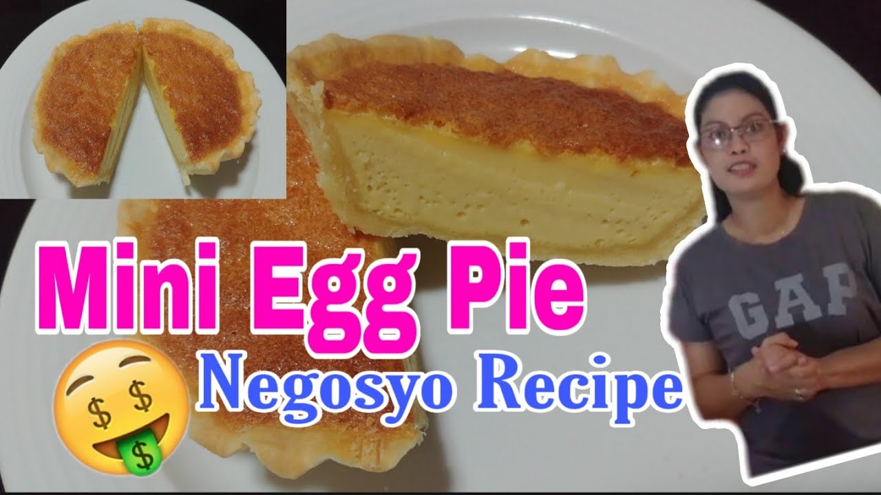 MINI EGGPIE | Negosyo Recipe | How to make Mini Egg Pie - YouTube