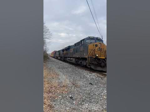 CSX I136 Intermodal Double Stack Train from Lodi, Ohio 11/4/2023 #csx #train #railroad # ...