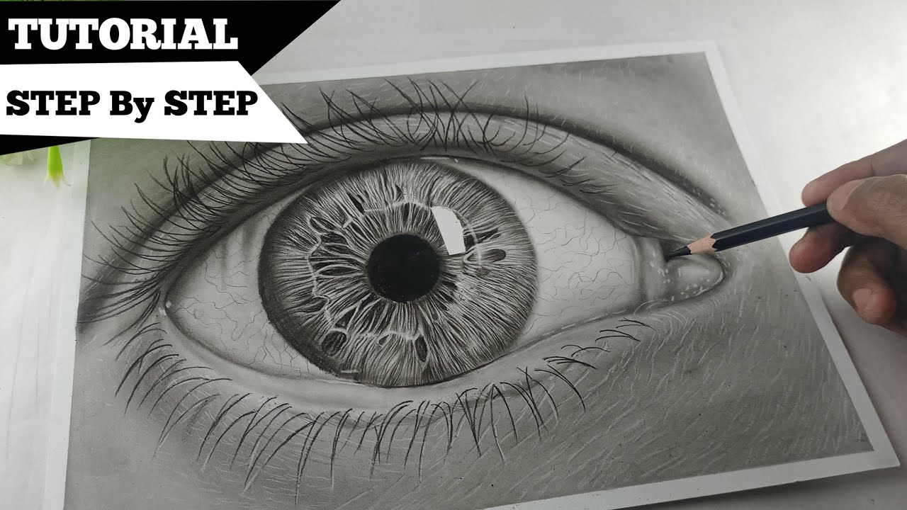 how to draw hyperrealistic eyes - YouTube