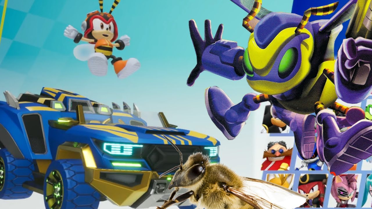 Charmy Bee X Buck Bumble - Sonic Racing Crossworlds - YouTube