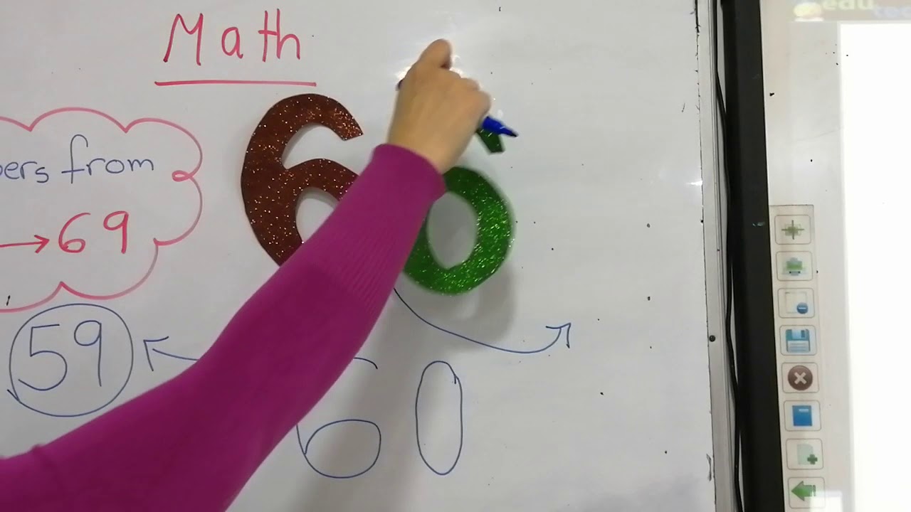KG2 Math Numbers from 60 to 69 Sunday 15 3 2020 - YouTube