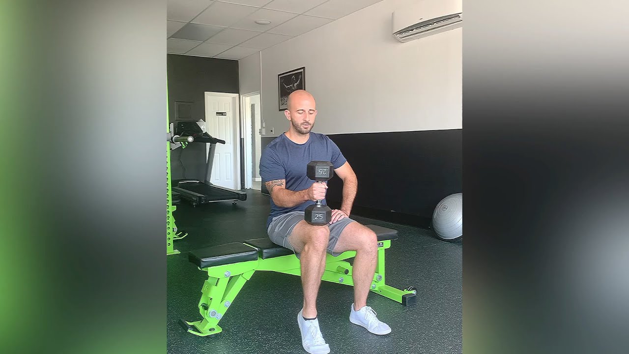 Single Leg Soleus Press w/Dumbbell - YouTube