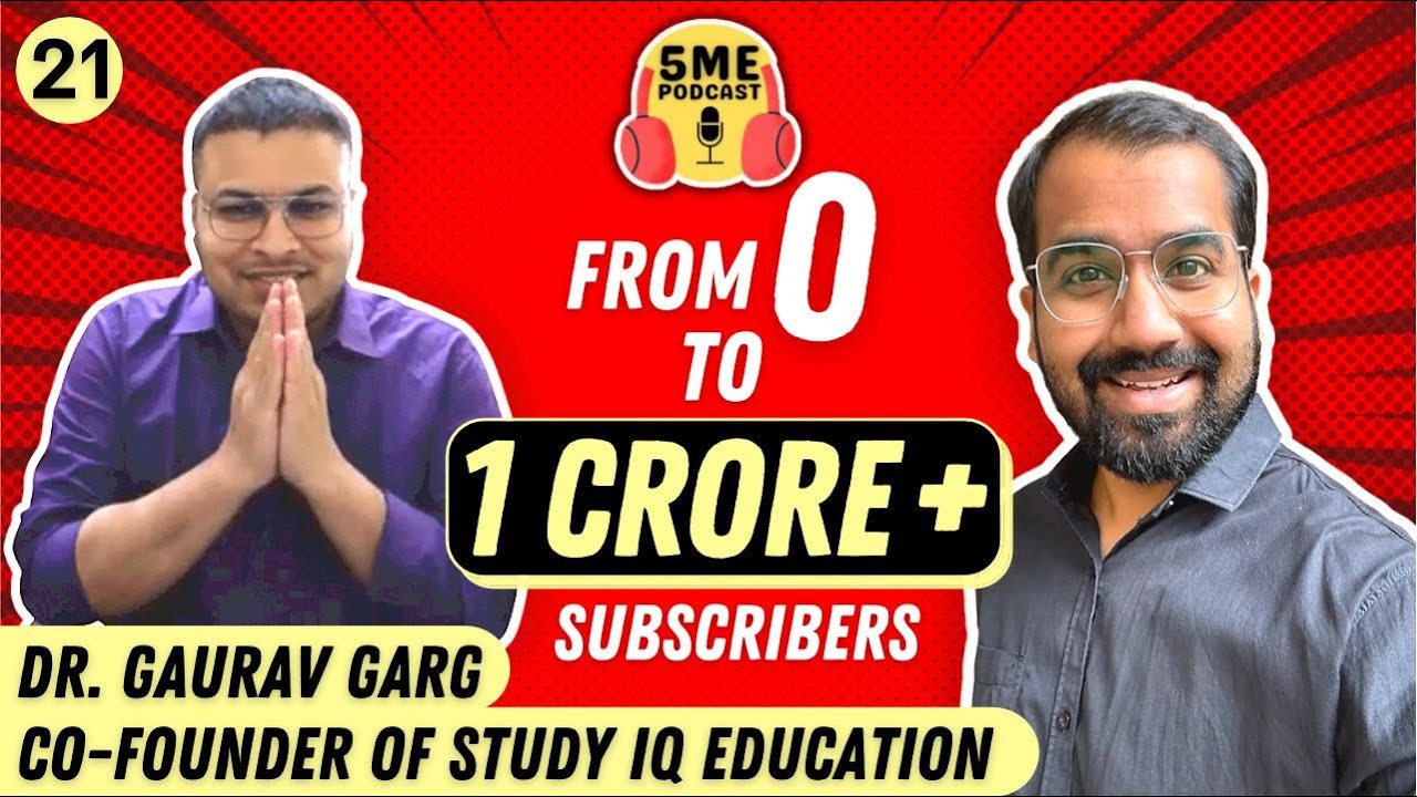 Dr Gaurav Garg interview with @5MinutesEngineering about the journey of ...
