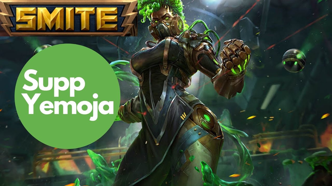 Smite - Yemoja support Toxic current skin - YouTube