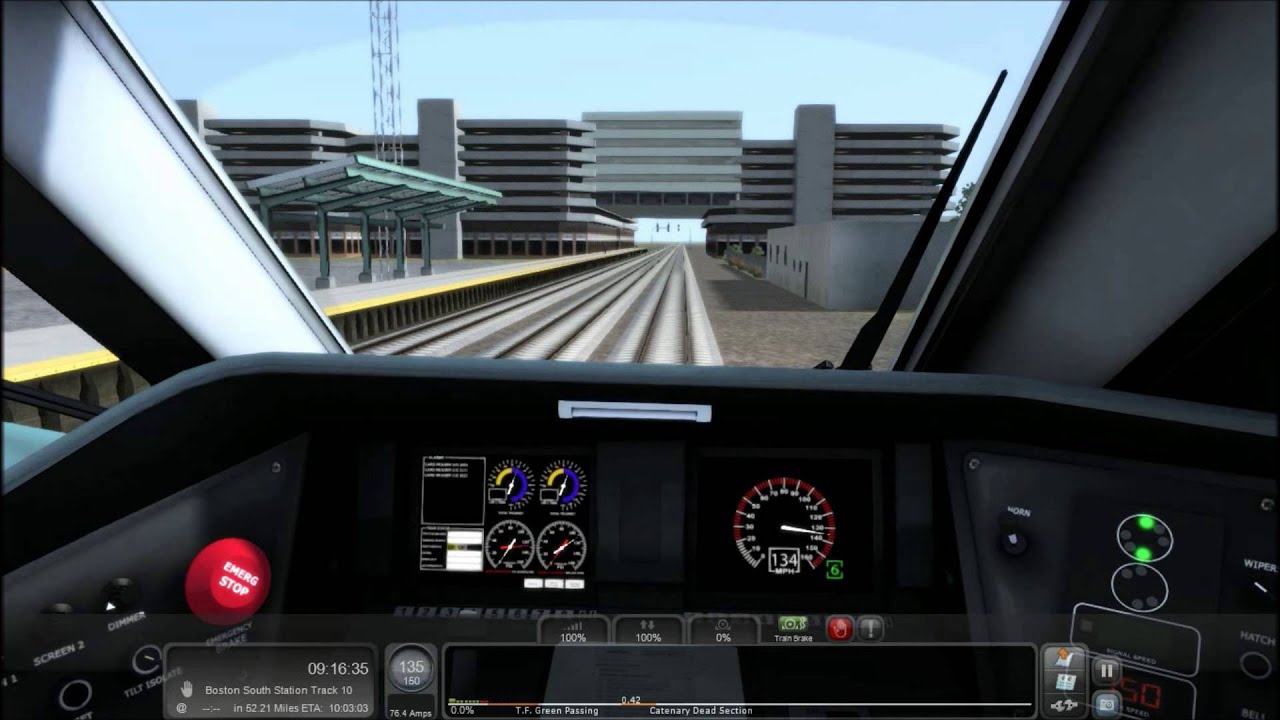 TS2015 HD: Amtrak Acela Express Train 2190 Cab Ride (New Haven - Boston ...