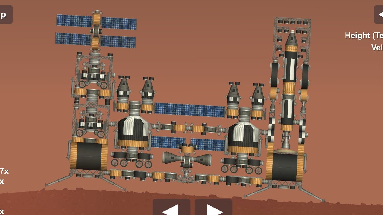 Building of the Martian Base | Blueprint of rockets | No cheats | Space ...