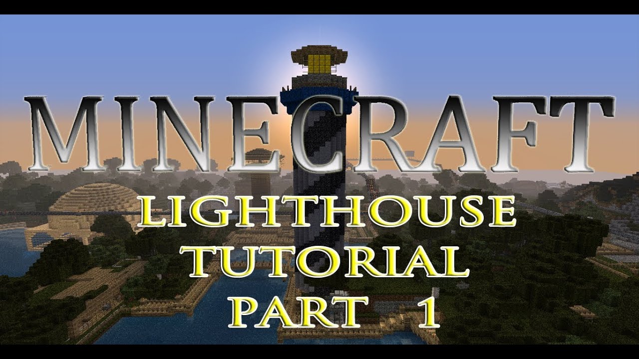 Minecraft Lighthouse Tutorial - YouTube