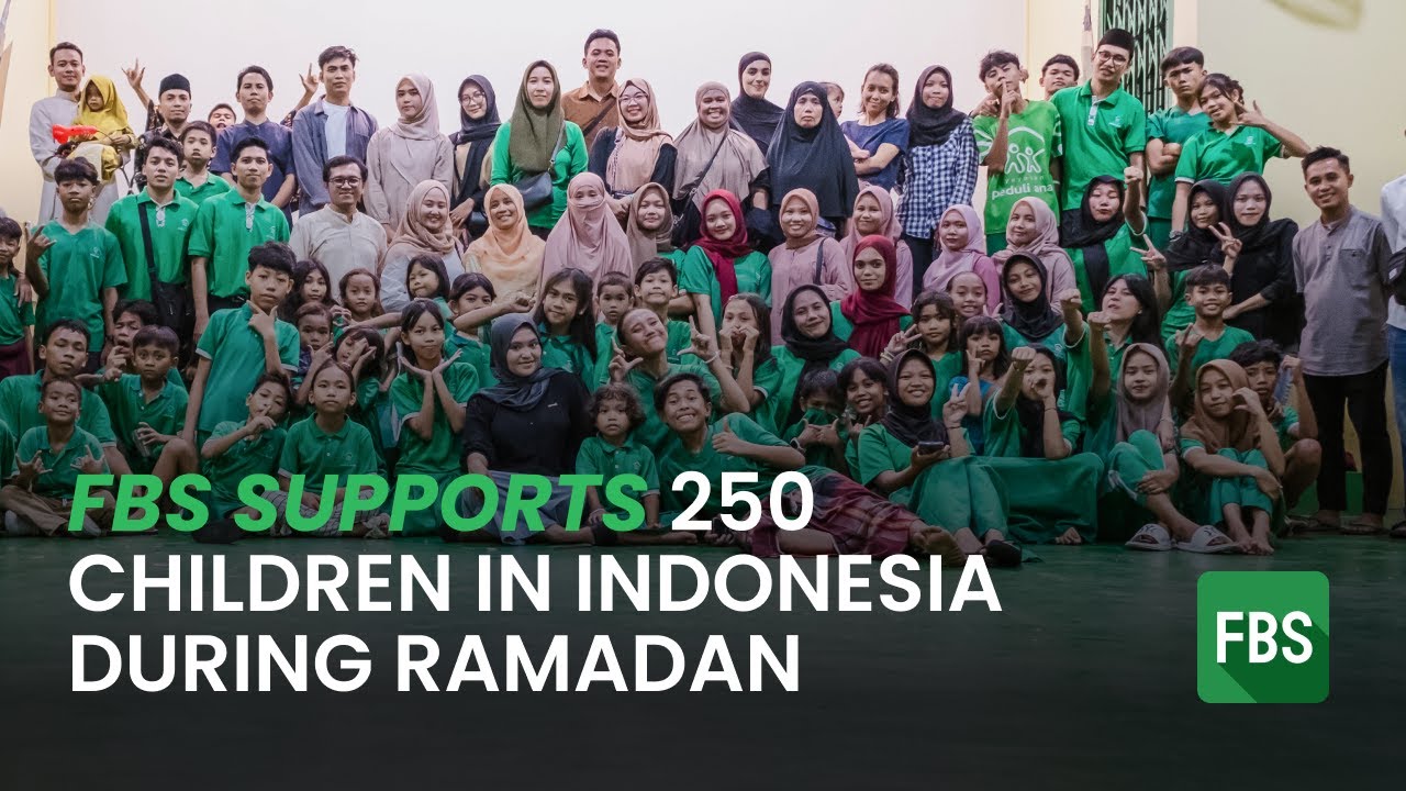 FBS Supports 250 Children in Indonesia During Ramadan - YouTube