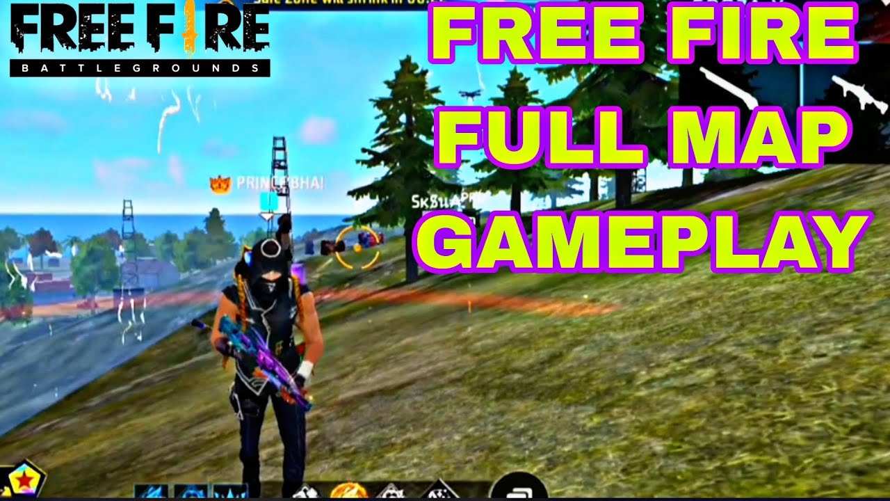 GRANDMASTER SQUAD 🔥 || FREE FIRE FULL MAP GAMEPLAY WITH GROZA + XM8 ...