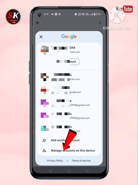 How to remove gmail account from android phone 2025-26 [REMOVE GOOGLE ACCOUNT] #gmail - YouTube