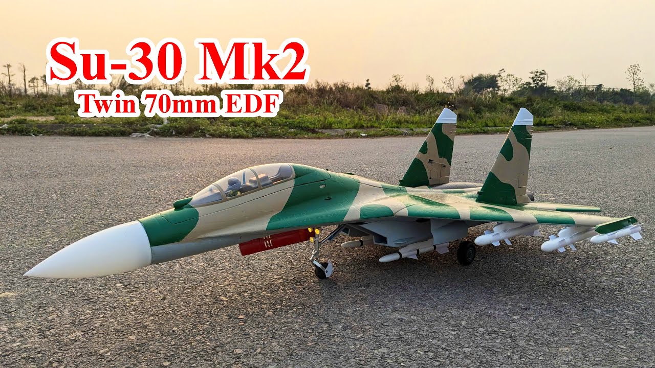 Máy bay Su-30 Mk2 Twin 70mm EDF duy nhất tại Việt Nam cất cánh ...