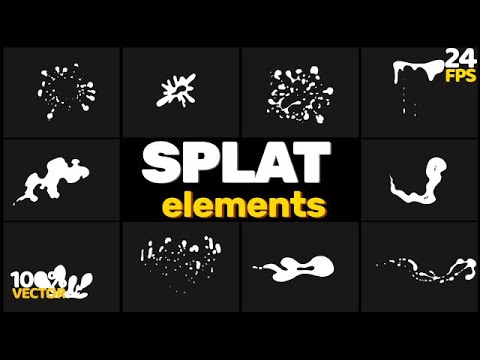 Splat Elements After Effects Templates - YouTube