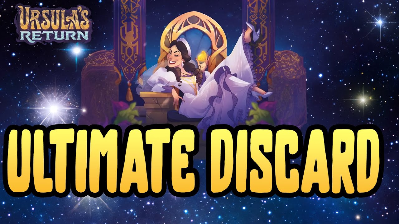 ULTIMATE URSULA DISCARD 🐝 AMBER 🐸 EMERALD | DISNEY LORCANA TRADING CARD ...