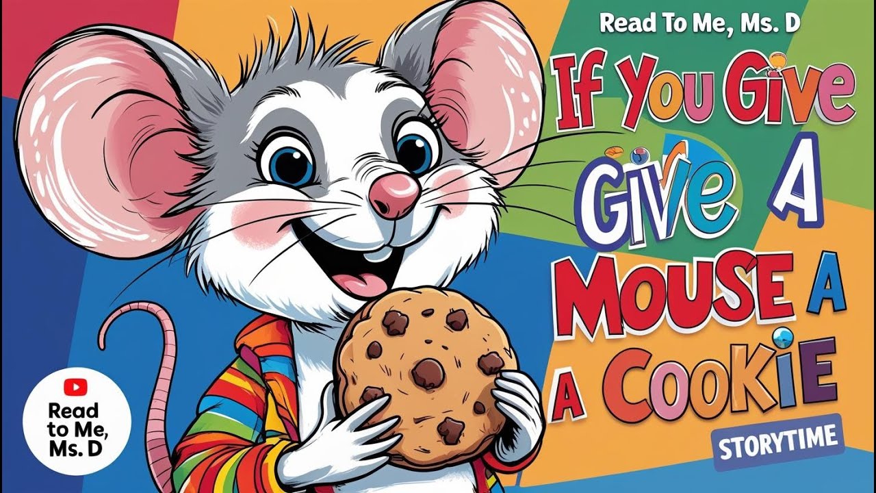 📚 If You Give a Mouse a Cookie | Read Aloud by Ms. D | Fun Story Time ...
