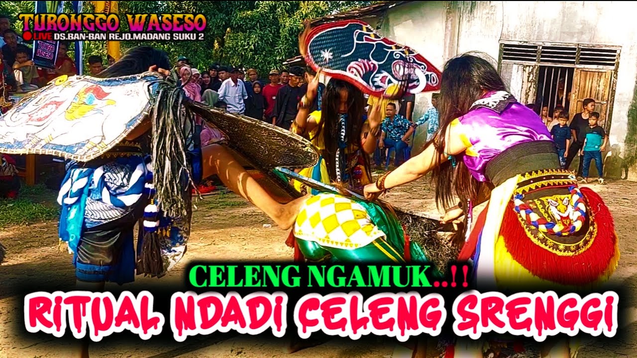 🔴CELENG NGAMUK ️RITUAL NDADI CELENG SRENGGI/TURONGGO WASESO@SENIID ...
