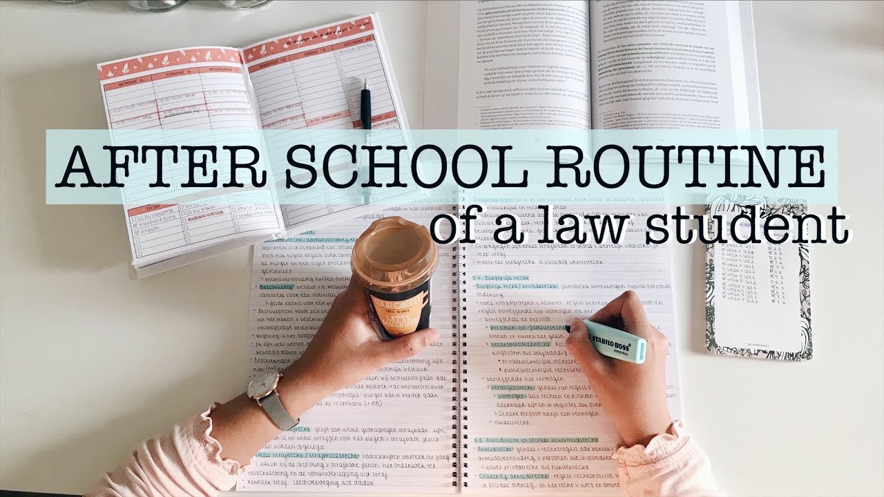 AFTER SCHOOL ROUTINE OF A LAW STUDENT - YouTube