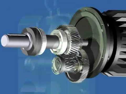 How a gearbox works. Funcionamiento reductora. Inventor - YouTube