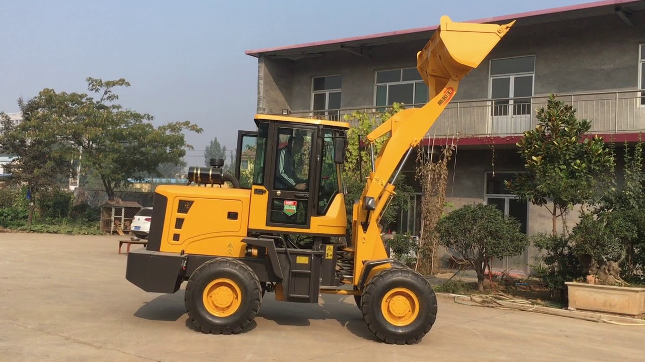 928 wheel loader 1.2ton front end loader - YouTube