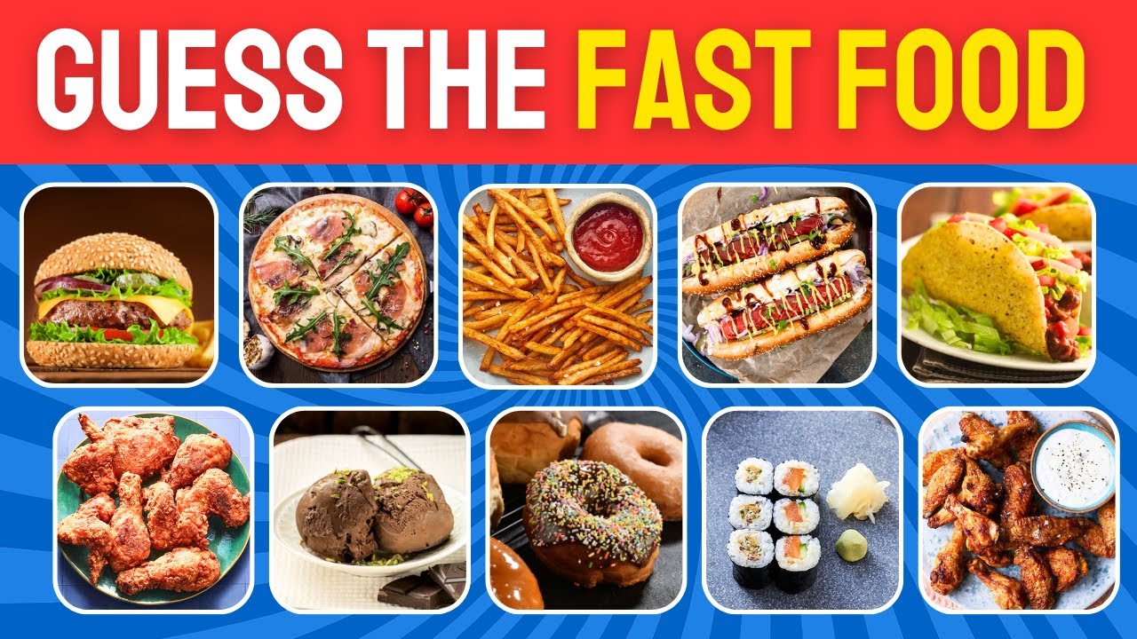 🍔🍟 Guess the Fast Food Emoji Challenge: Can You Guess Them All? 🌭🍕 ...