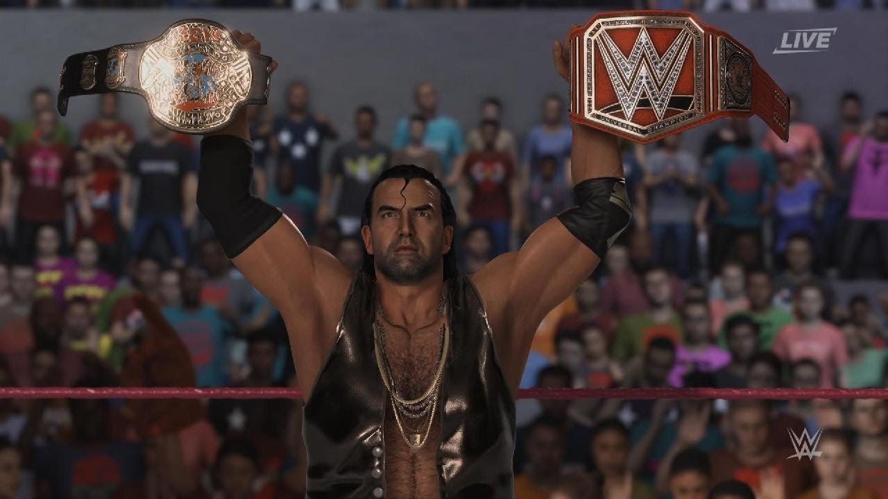 WWE 2K24: John Cena Bret Hit Man Hart Razor Ramon Triple Threat match ...