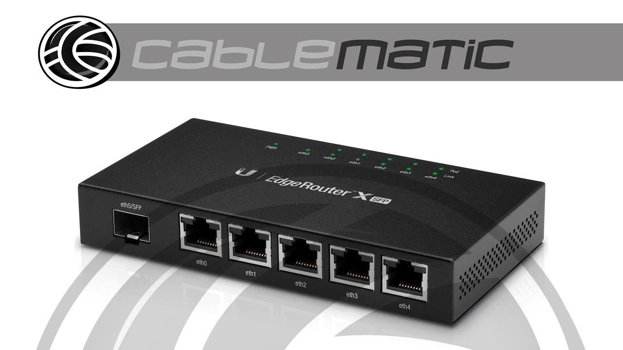 Router Ubiquiti ER-X-SFP Edgerouter X Edgemax - distribuido por ...