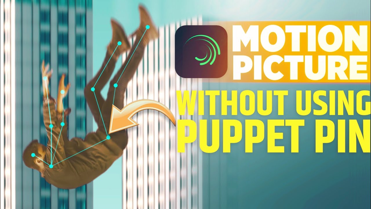 FALLING CHARACTER! Motion Picture Editing (Alight Motion) With Caption ...