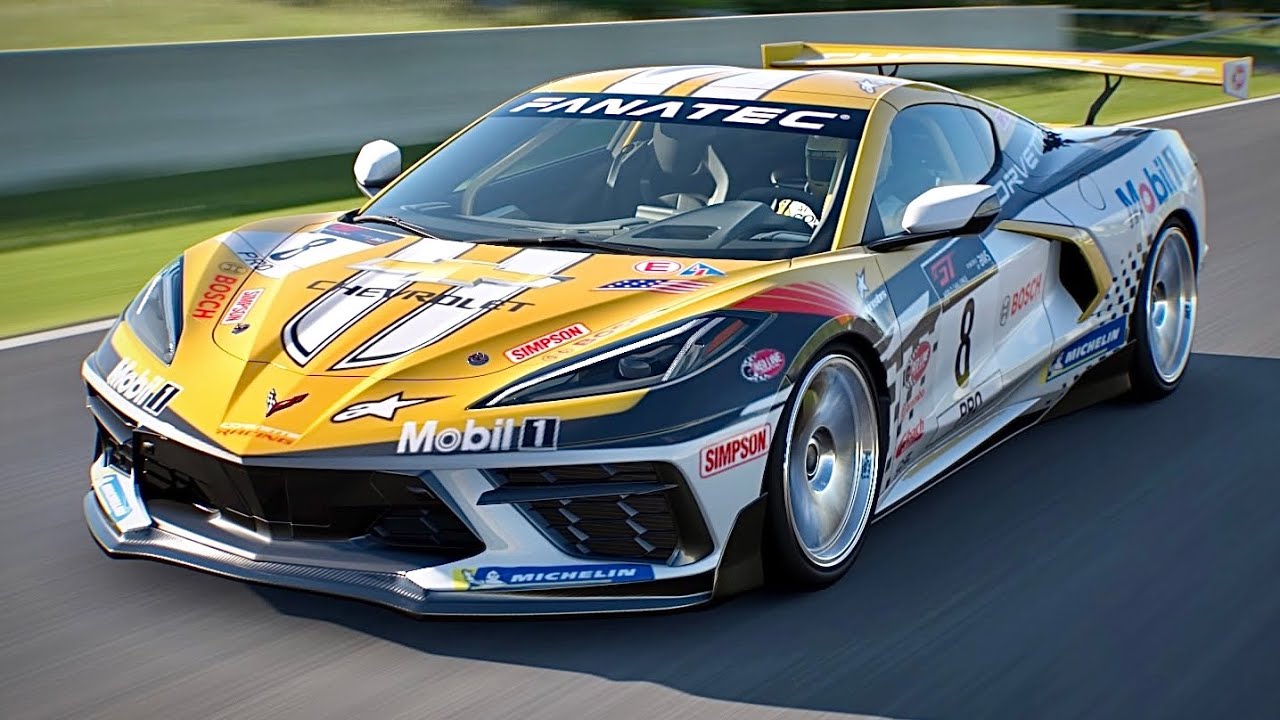 GT7 - Corvette C8 - American Clubman Cup 700 - 1.27 Update - YouTube