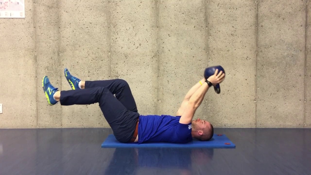 Alternated Deadbug + Pullover - YouTube