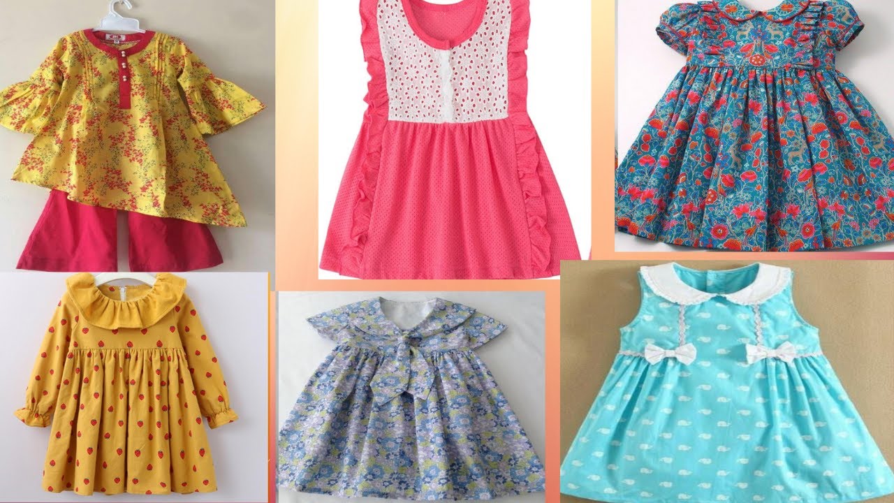 50 Most Beautiful Top Baby Frock Designs || baby cotton frock designs ...