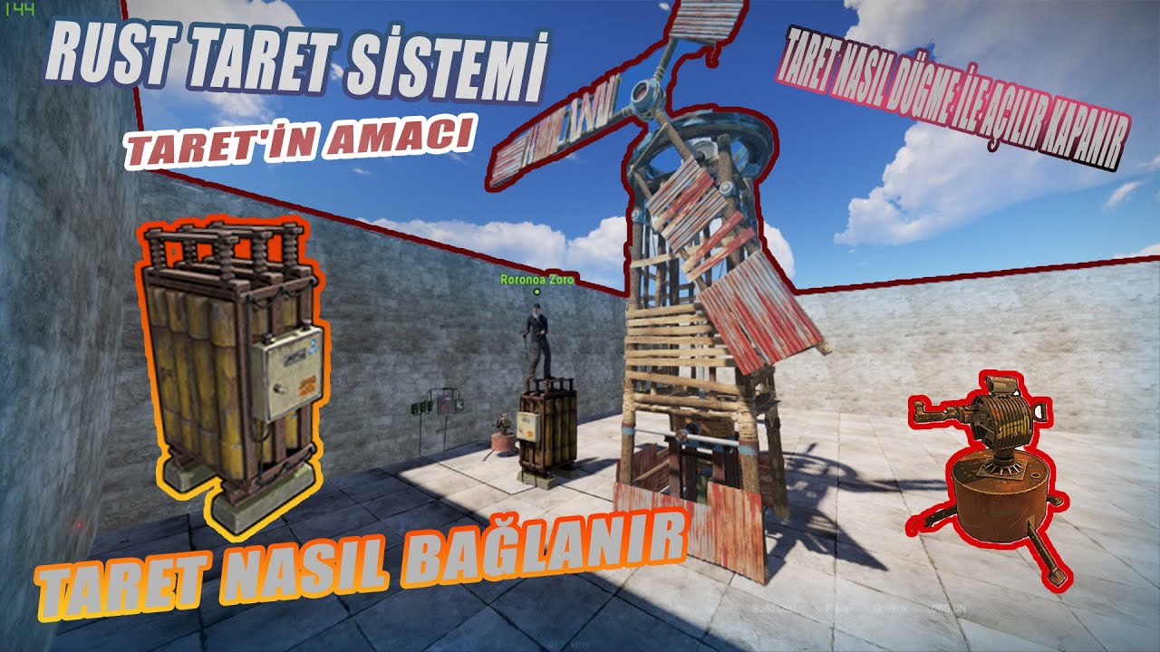 Rust Turret Sistemi Detaylı Anlatım - YouTube